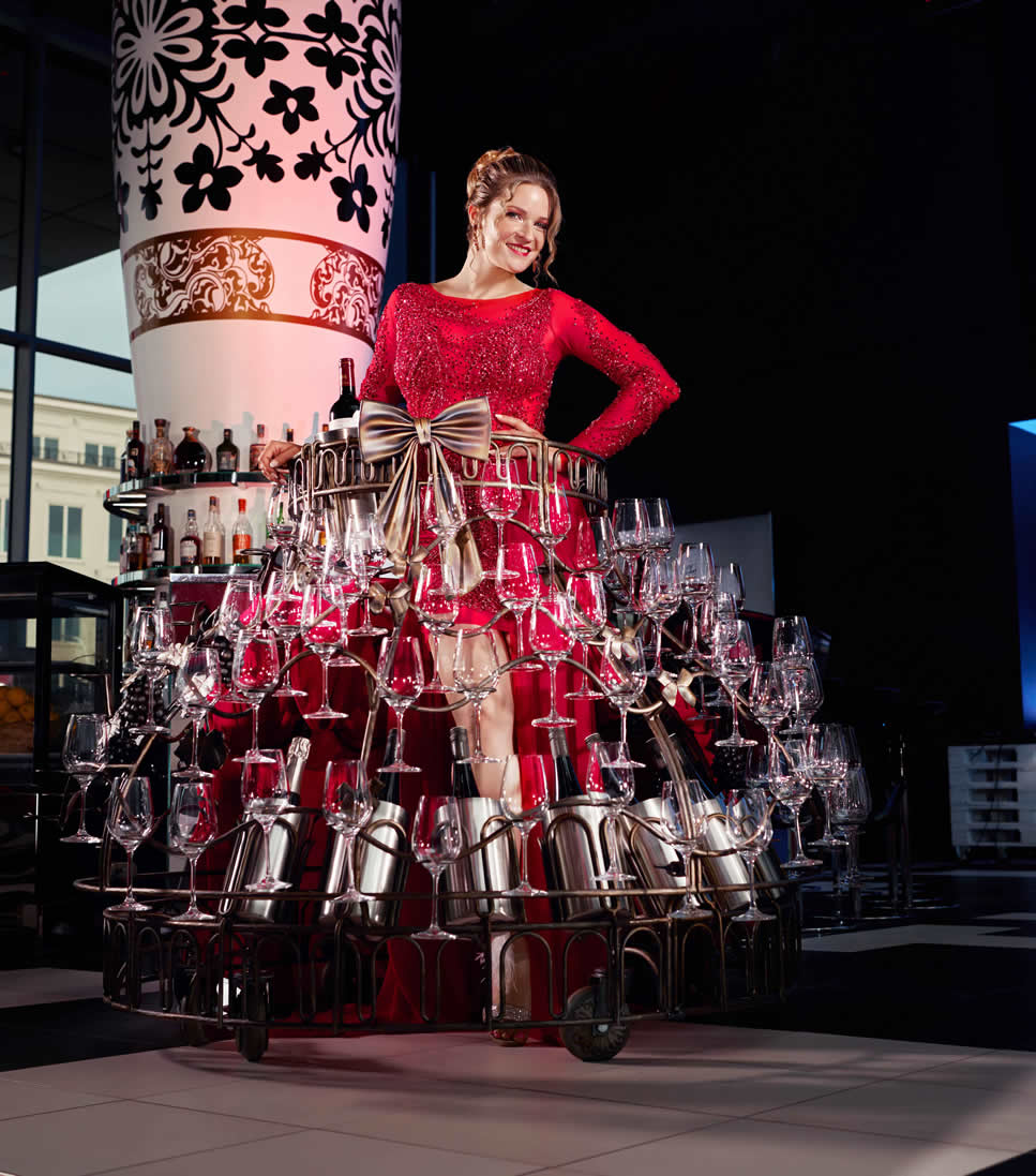Mobile Minibar - Mobiles Servierkleid